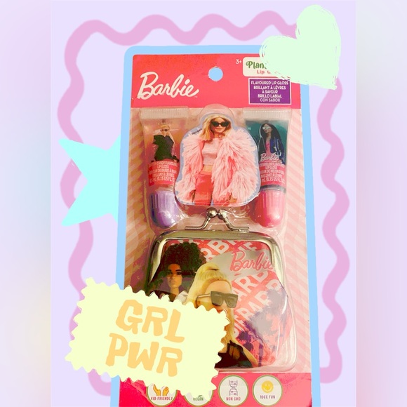 Barbie | Makeup | Barbie Lip Gloss And Coin Purse Set | Poshmark